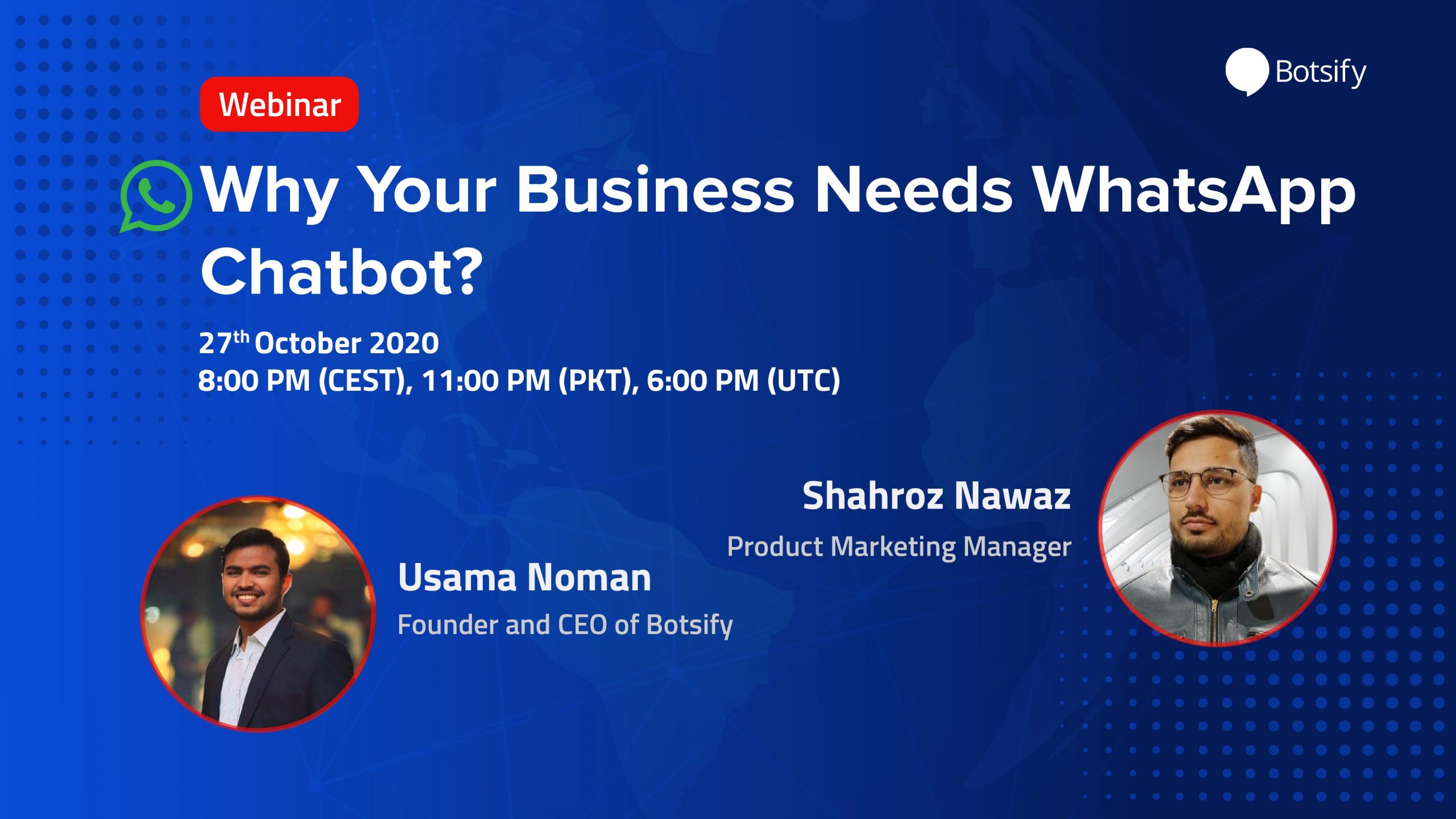 Why your business needs a WhatsApp chatbot? [Free webinar]